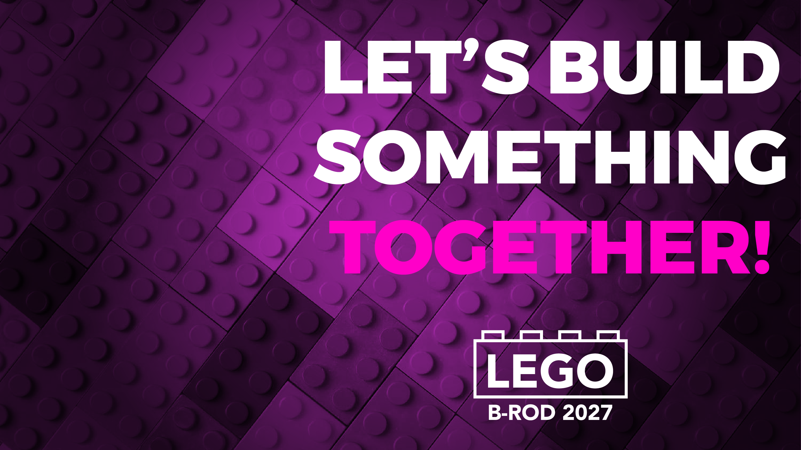 Let's Build Something Together - B-ROD 2027 Campaign | Benjamin Rodriguez
